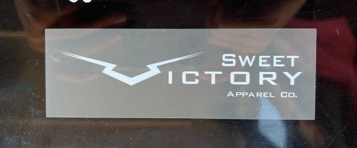 Grey Original Logo Decal – Sweet Victory Apparel Co.